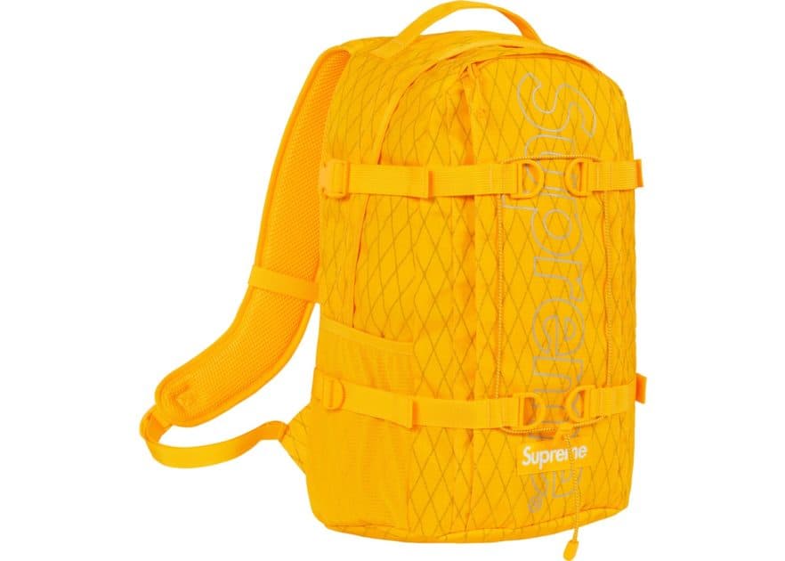 Supreme Backpack (FW18) Yellow - StockX News