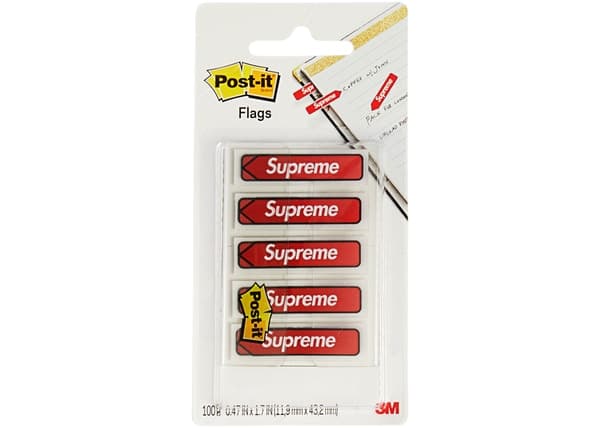 Supreme Post-It Flags Red - StockX News
